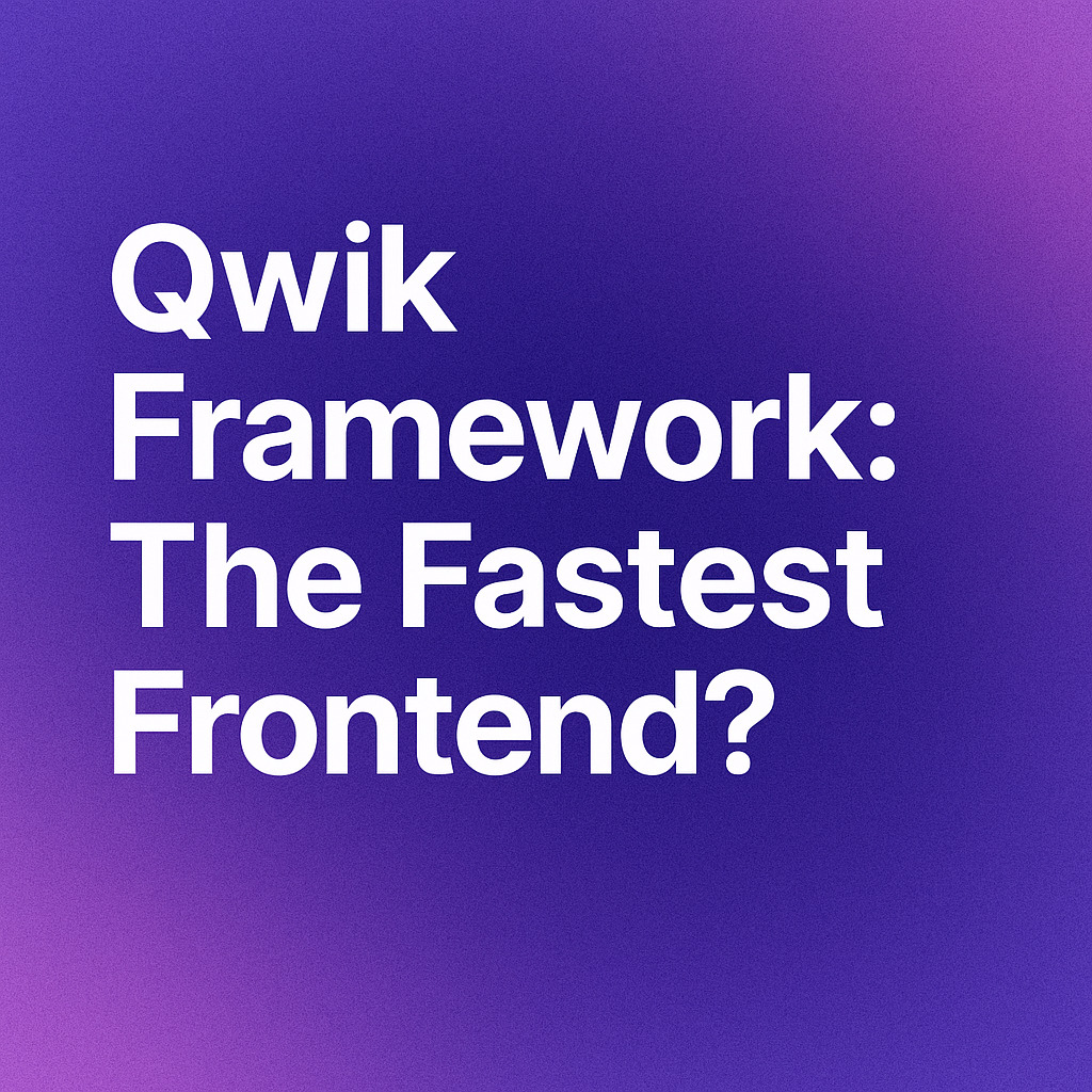 Qwik Framework: Revolutionizing Frontend Speed in 2025 | Euro IT Sourcing Blog